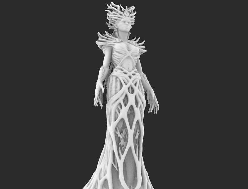 Hel or Hela Goddess Statue STL – 3D Printable Norse Underworld Deity ...