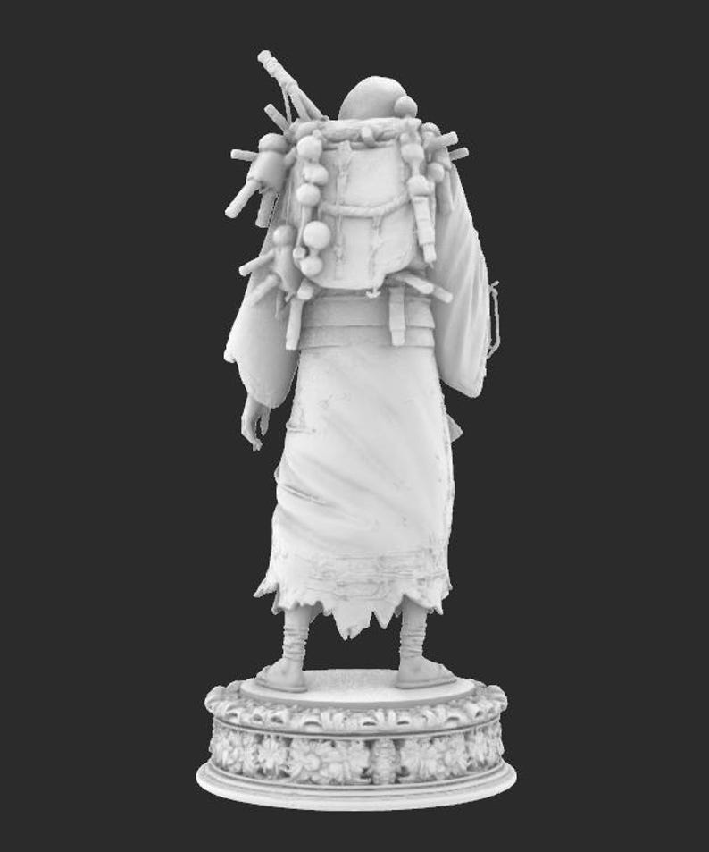 Papa Legba Statue STL – 3D Printable Voodoo Spirit Sculpture – Loa of ...