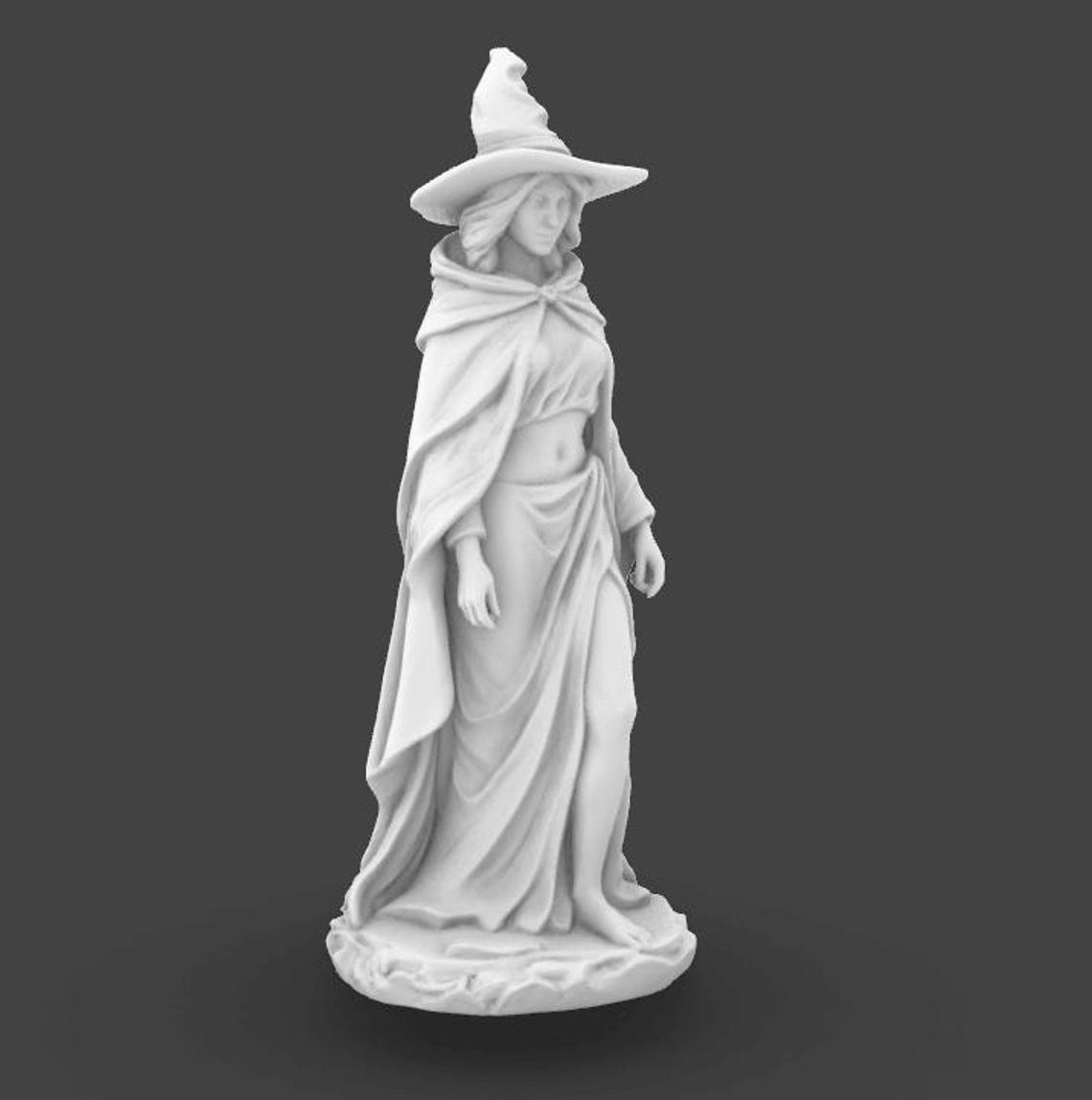 Witchy Style STL File – Modern Witch Aesthetic 3D Printable Statue - Etsy