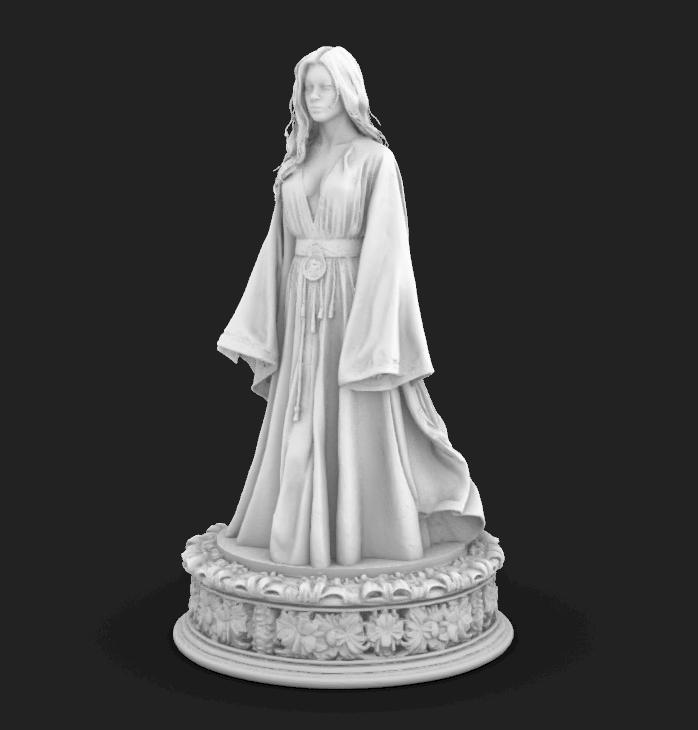 Izanami Goddess Statue STL File | 3D Printable Japanese Deity Sculpture ...