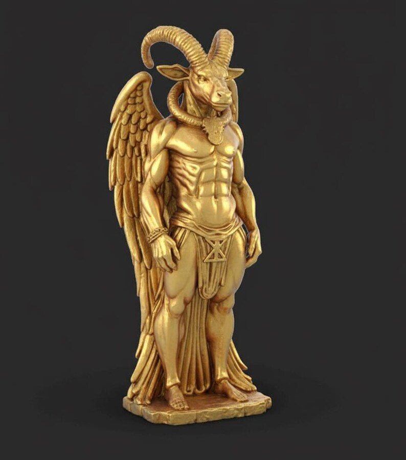 Baphomet Statue STL File – 3D Printable Occult Symbol of Balance - Etsy ...