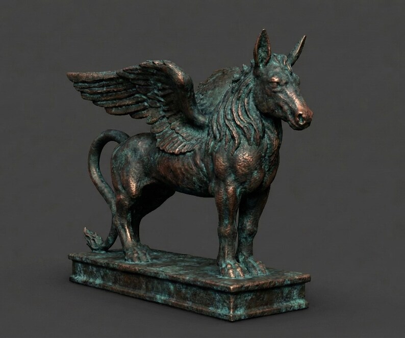 Valefor Demon Statue STL File | Historically Accurate 3D Model | Based ...