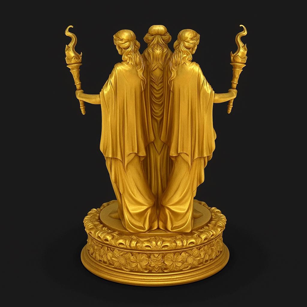 Hecate Goddess Statue STL File - 3D Printable Digital Model of the ...