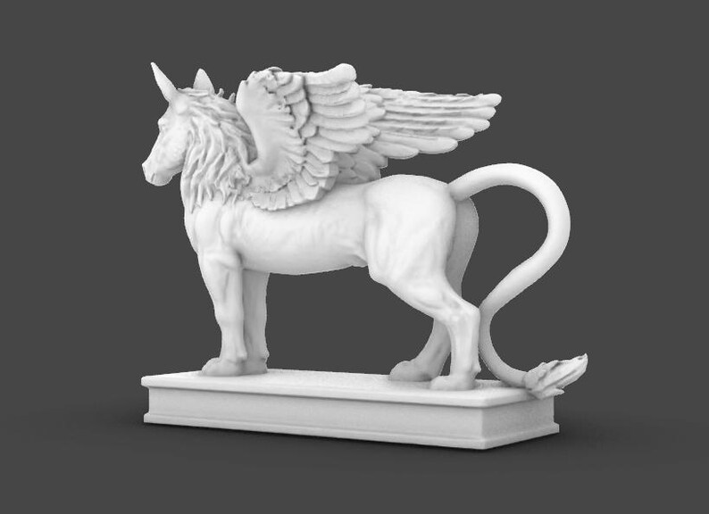 Valefor Demon Statue STL File | Historically Accurate 3D Model | Based ...