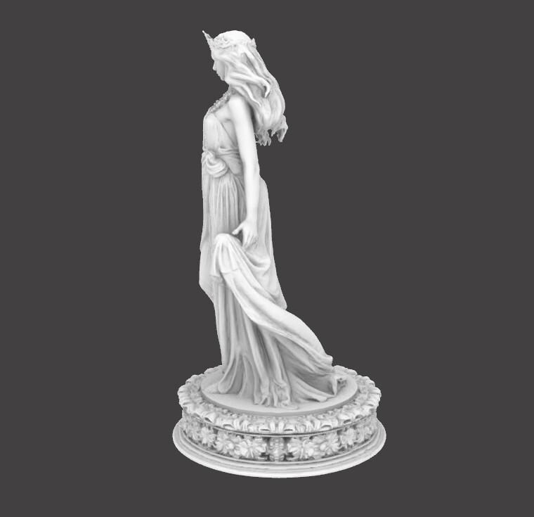 Aphrodite Statue STL File – 3D Printable Greek Goddess of Love and ...