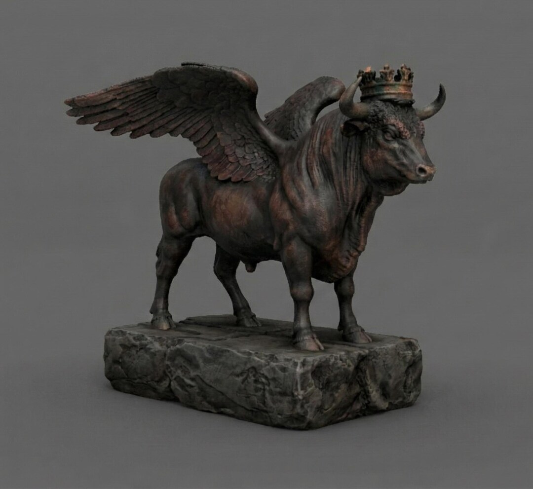 Zagan Demon Statue STL File | Historically Accurate 3D Model | Based on ...