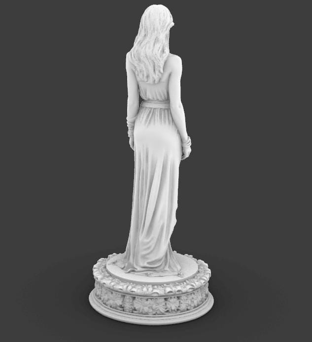 Aphrodite Goddess Statue STL File | 3D Printable Greek Deity Sculpture ...