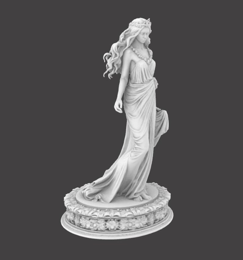 Aphrodite Statue STL File – 3D Printable Greek Goddess of Love and ...