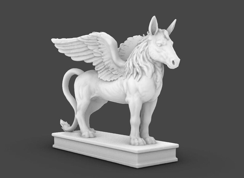 Valefor Demon Statue STL File | Historically Accurate 3D Model | Based ...