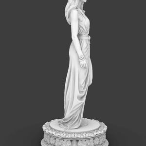Aphrodite Goddess Statue STL File | 3D Printable Greek Deity Sculpture ...