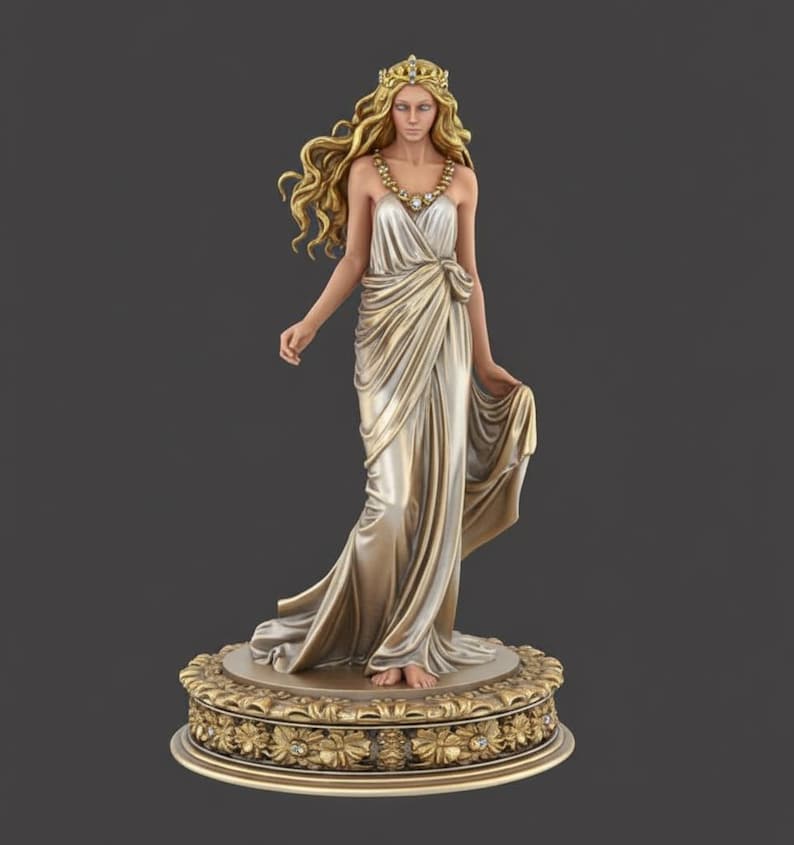 Aphrodite Statue STL File – 3D Printable Greek Goddess of Love and ...
