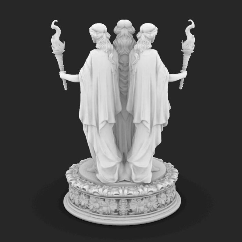 Hecate Goddess Statue STL File - 3D Printable Digital Model of the ...