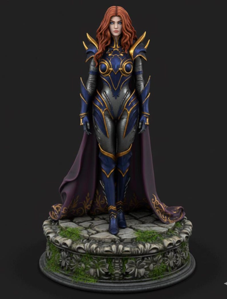 Bellona Goddess Statue STL File | 3D Printable Roman War Deity ...