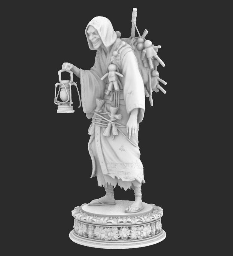 Papa Legba Statue STL – 3D Printable Voodoo Spirit Sculpture – Loa of ...