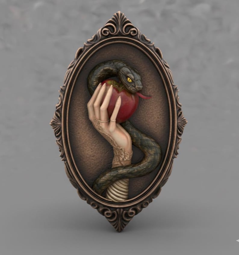 Lilith Hand Wall Decor STL File | Dark Goddess Symbol 3D Relief ...