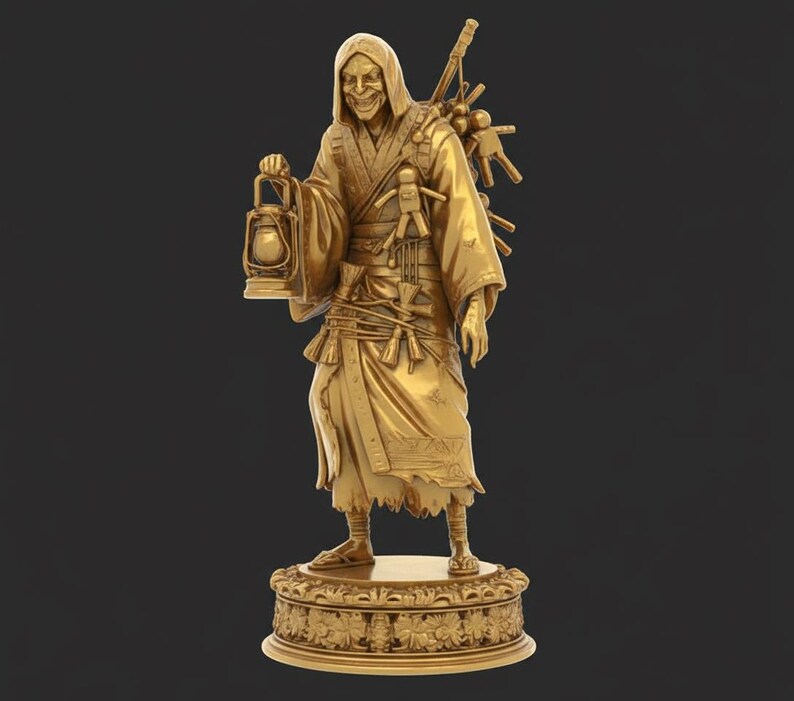 Papa Legba Statue STL – 3D Printable Voodoo Spirit Sculpture – Loa of ...