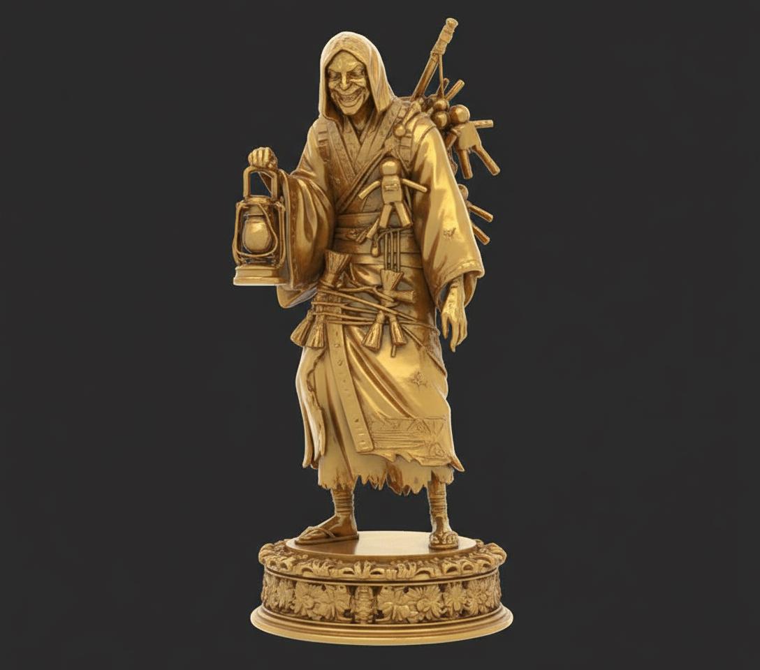 Papa Legba Statue STL – 3D Printable Voodoo Spirit Sculpture – Loa of ...