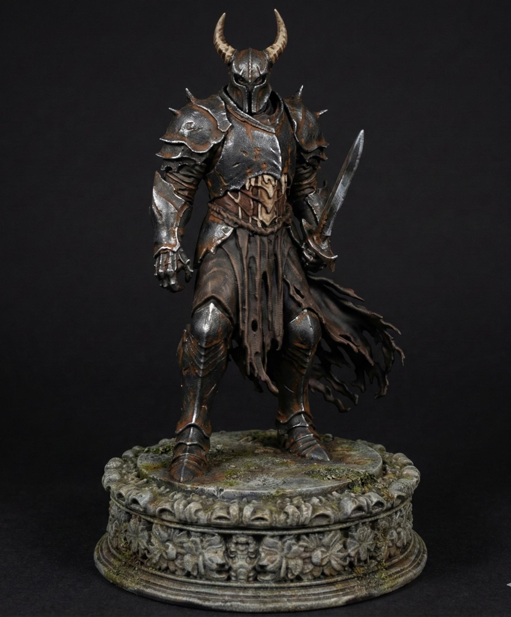 Astaroth Demon Statue STL File | 3D Printable Occult Sculpture | Goetia ...