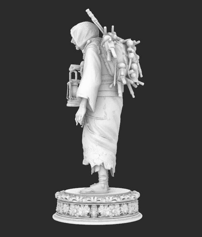 Papa Legba Statue STL – 3D Printable Voodoo Spirit Sculpture – Loa of ...