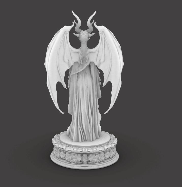 Lilith Queen of the Succubi Statue STL File – 3D Printable Dark ...