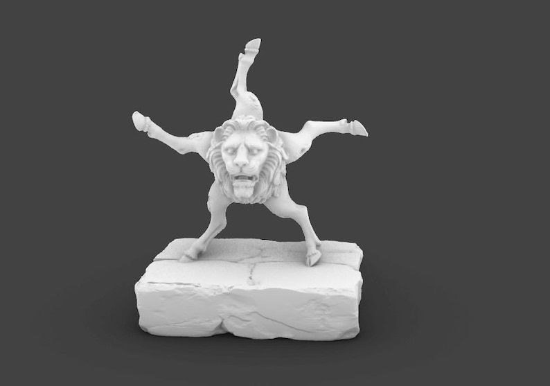 Buer Demon Statue STL File | Historically Accurate 3D Model | Based on ...