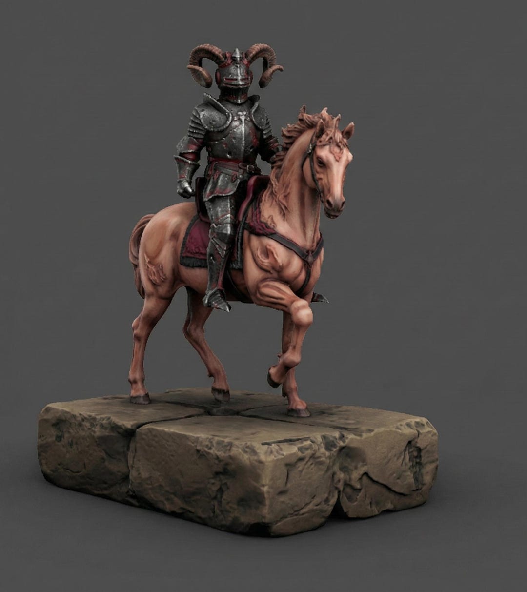 Berith Demon Statue STL File | Historically Accurate 3D Model | Based ...