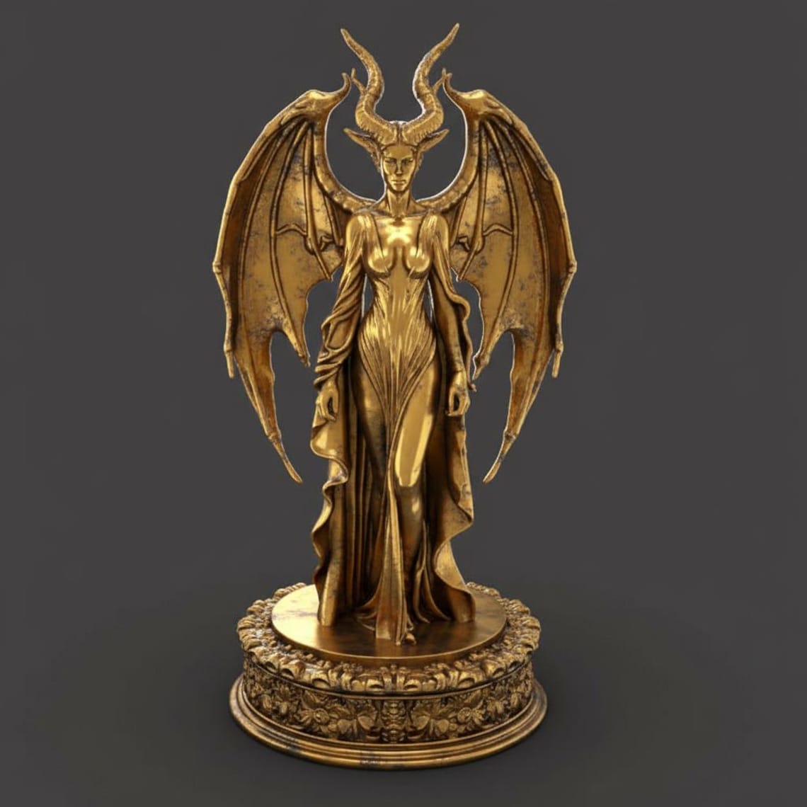 Lilith Queen of the Succubi Statue STL File – 3D Printable Dark ...