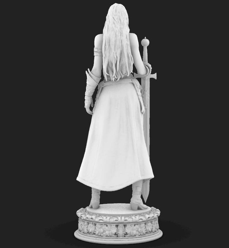 Andraste Goddess Statue STL File | 3D Printable Celtic War Deity ...