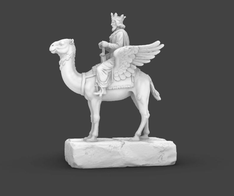 Paimon Demon Statue STL File | Historically Accurate 3D Model | Based ...