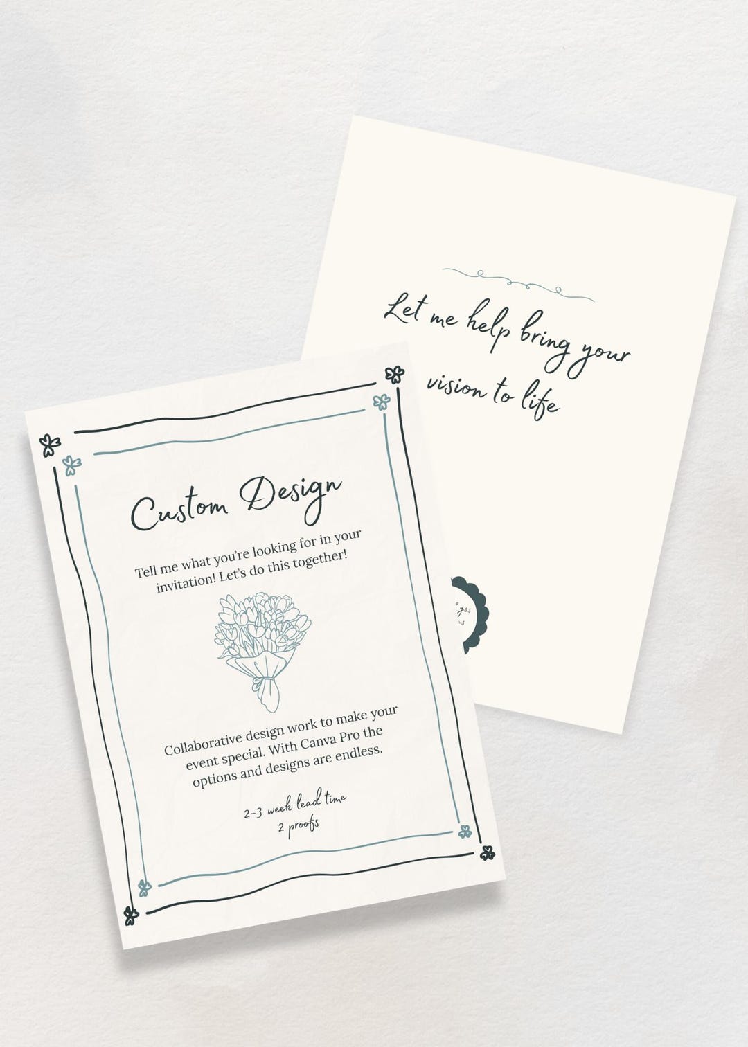 Custom Invitation Design, Personalized Event Stationery (digital ...
