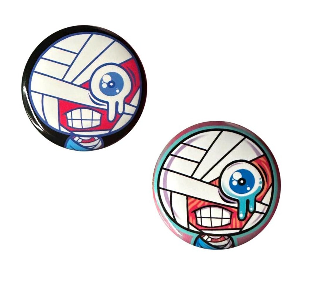 Mouthwashing Chibi Crying Curly Button | Spooky Cute Horror Video Game ...