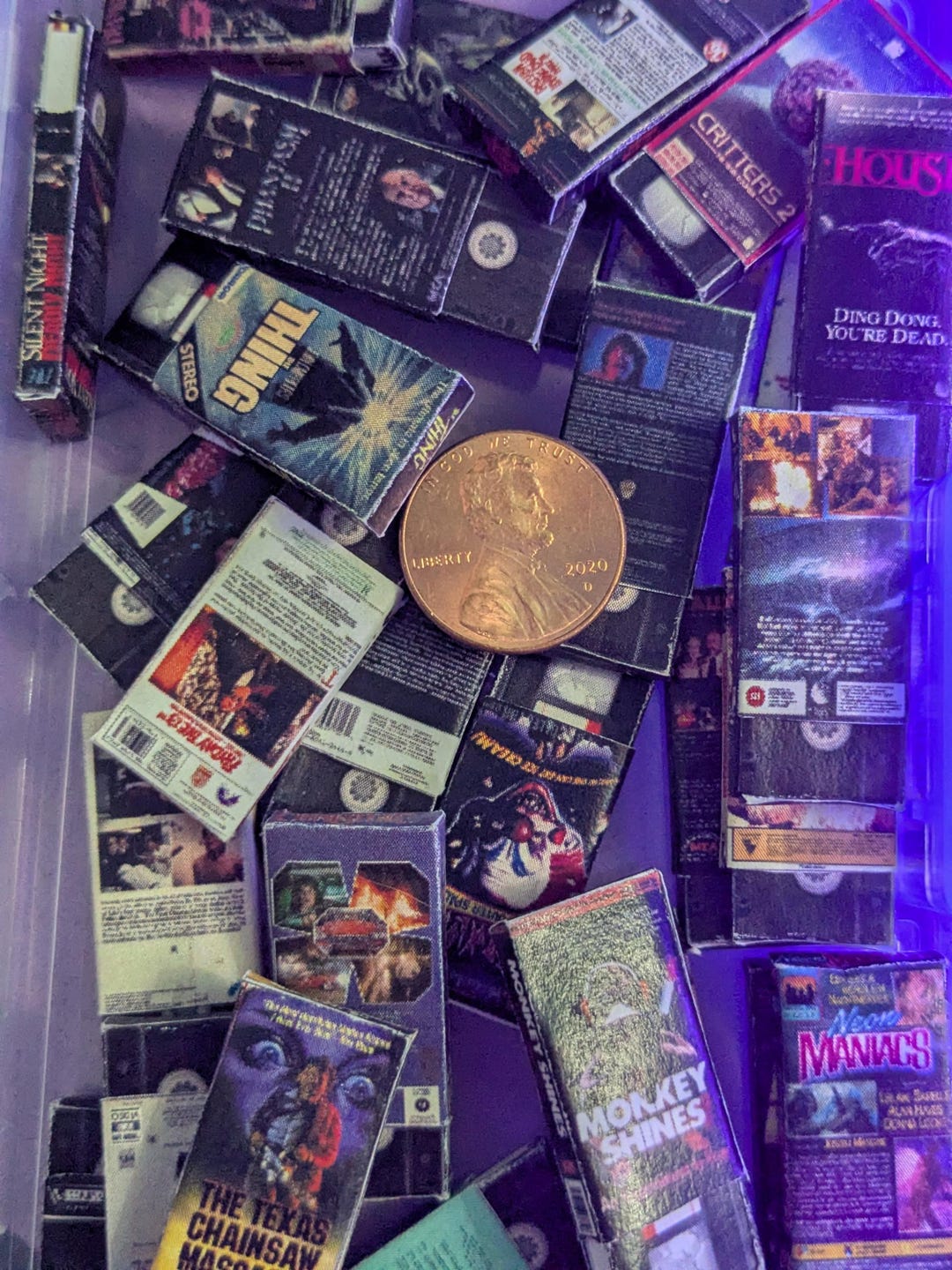 Mini Horror VHS Magnets Series 4 - Etsy