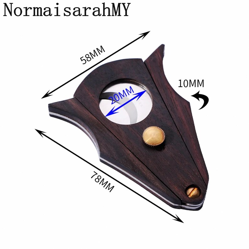 Personalized Cigar Cutter With Engraved Wood Handle - Perfect Groomsmen ...