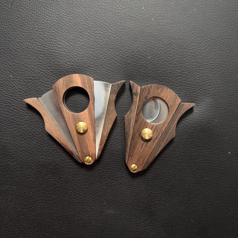 Personalized Cigar Cutter With Engraved Wood Handle - Perfect Groomsmen ...