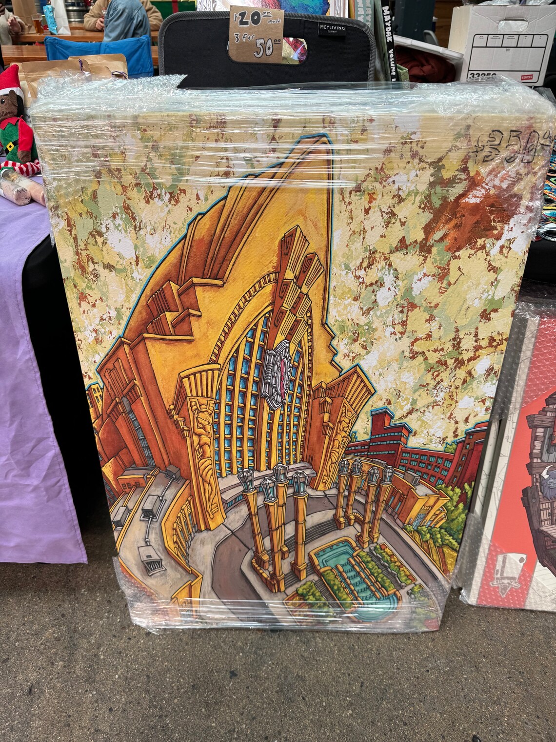 Union Terminal Giclee 24x36 1.5 Inch Gallery Wrap Signed MAYDAK - Etsy