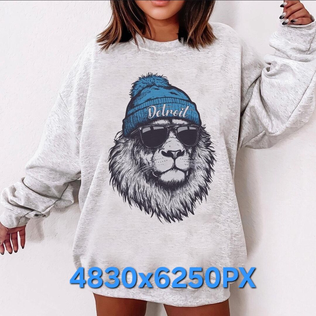 Detroit Lions Thug Life-png - Etsy