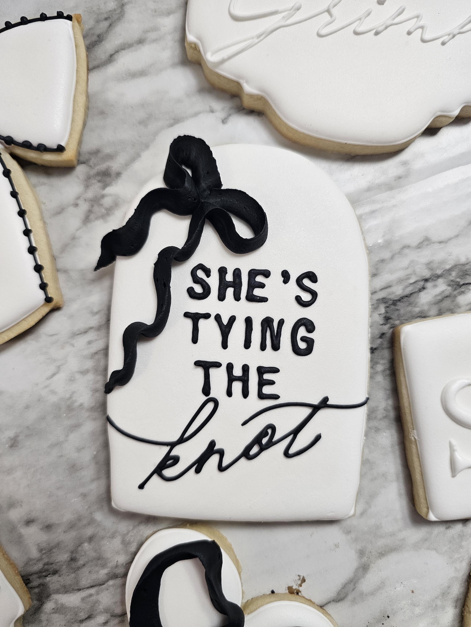 Shes Tying the Knot-royal Icing Cookies - Etsy