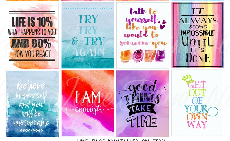 INSPIRATION-MOTIVATION Planner Quotes | Digital-instant Download ...