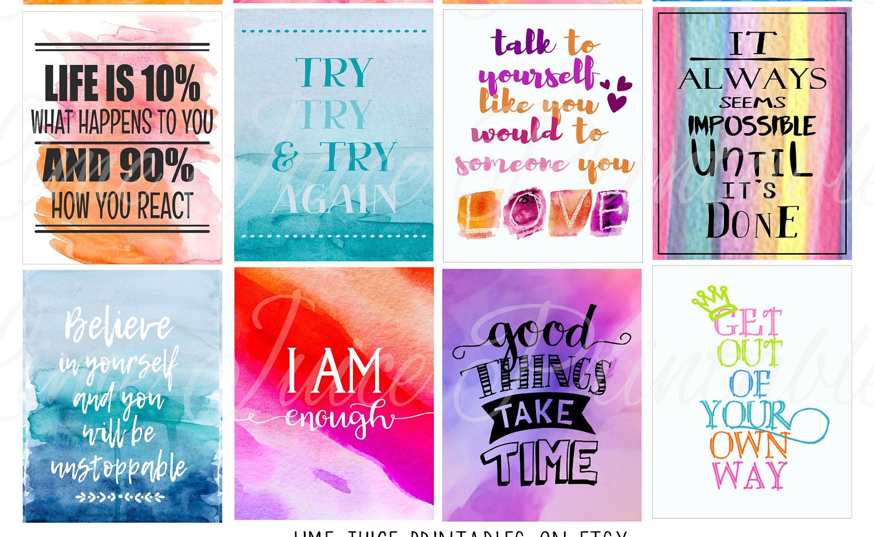 INSPIRATION-MOTIVATION Planner Quotes | Digital-instant Download ...
