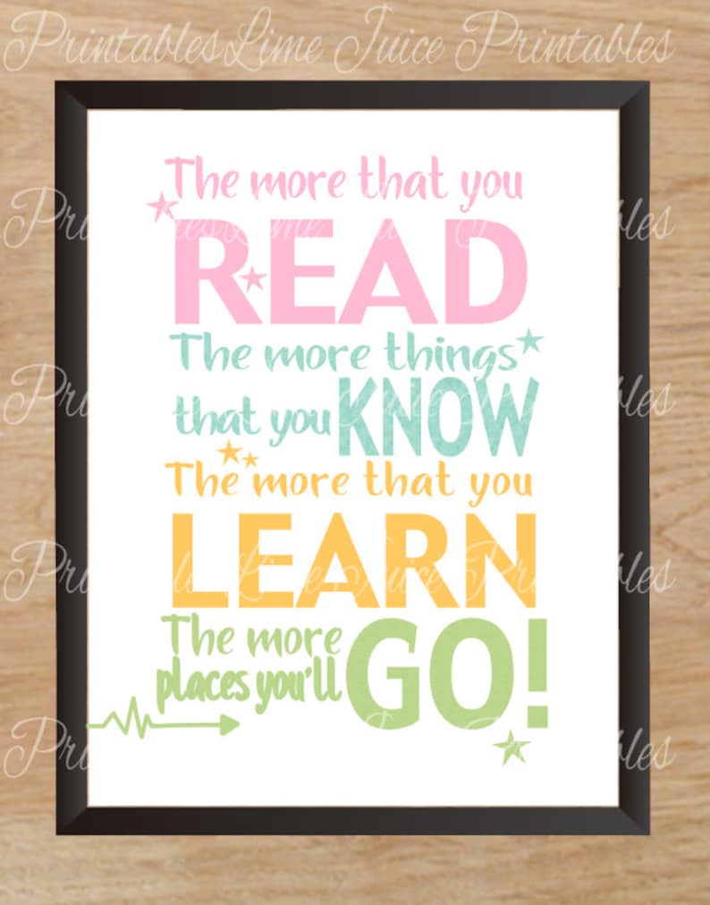 Kids Motivational Quotes Print Set: Classroom Decor (digital Download ...