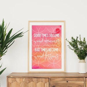 Positive Watercolor Quotes Bundle | 20 Printables | Wall Art ...
