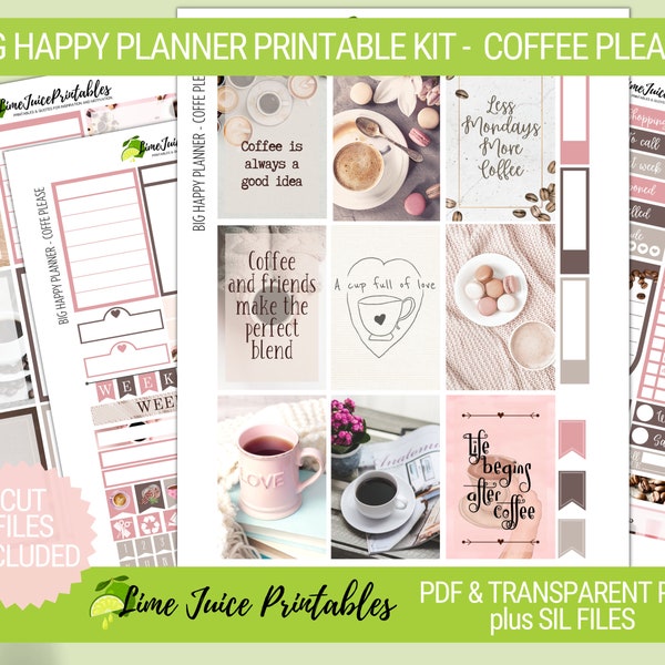 Coffee Planner Stickers - Etsy