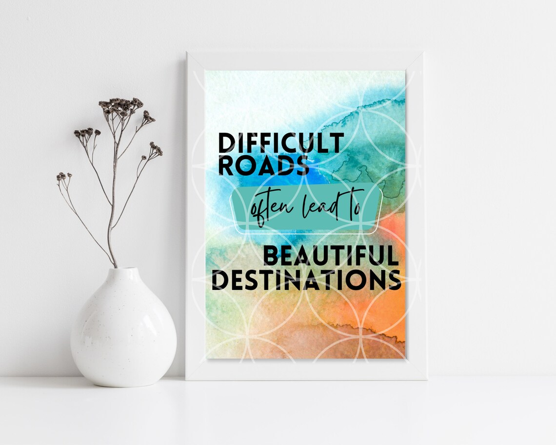 Positive Watercolor Quotes Bundle 20 Printables Wall Art - Etsy