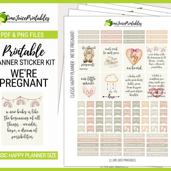 Maternity Planner - Etsy