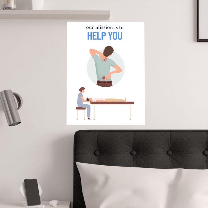 Satin Posters - Physiotherapy Advertising for Waiting Room ...