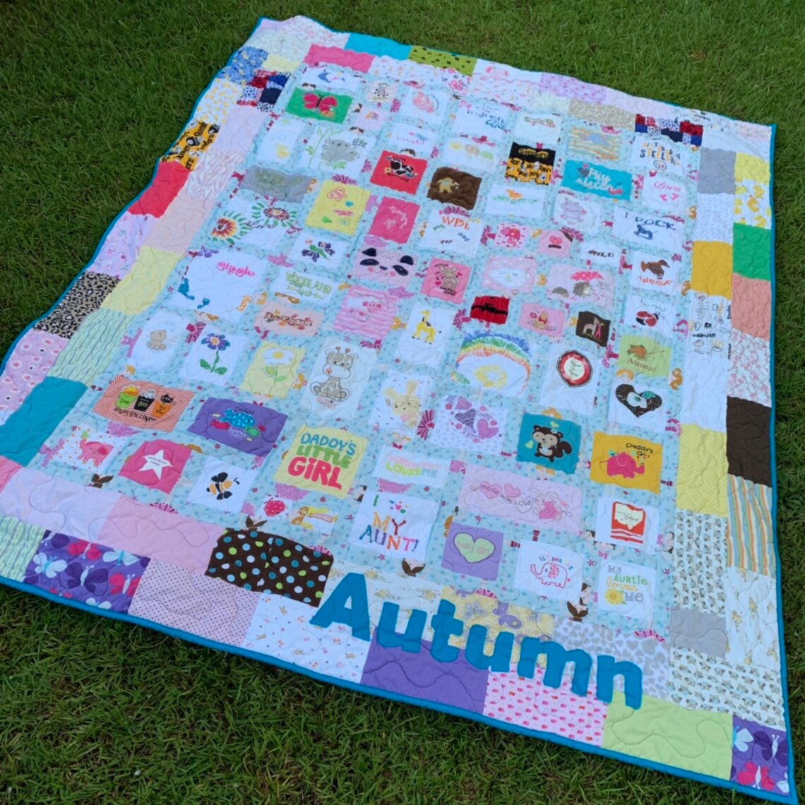 Baby Clothes Quilt Memory Quilt Quilt Made From Baby - Etsy