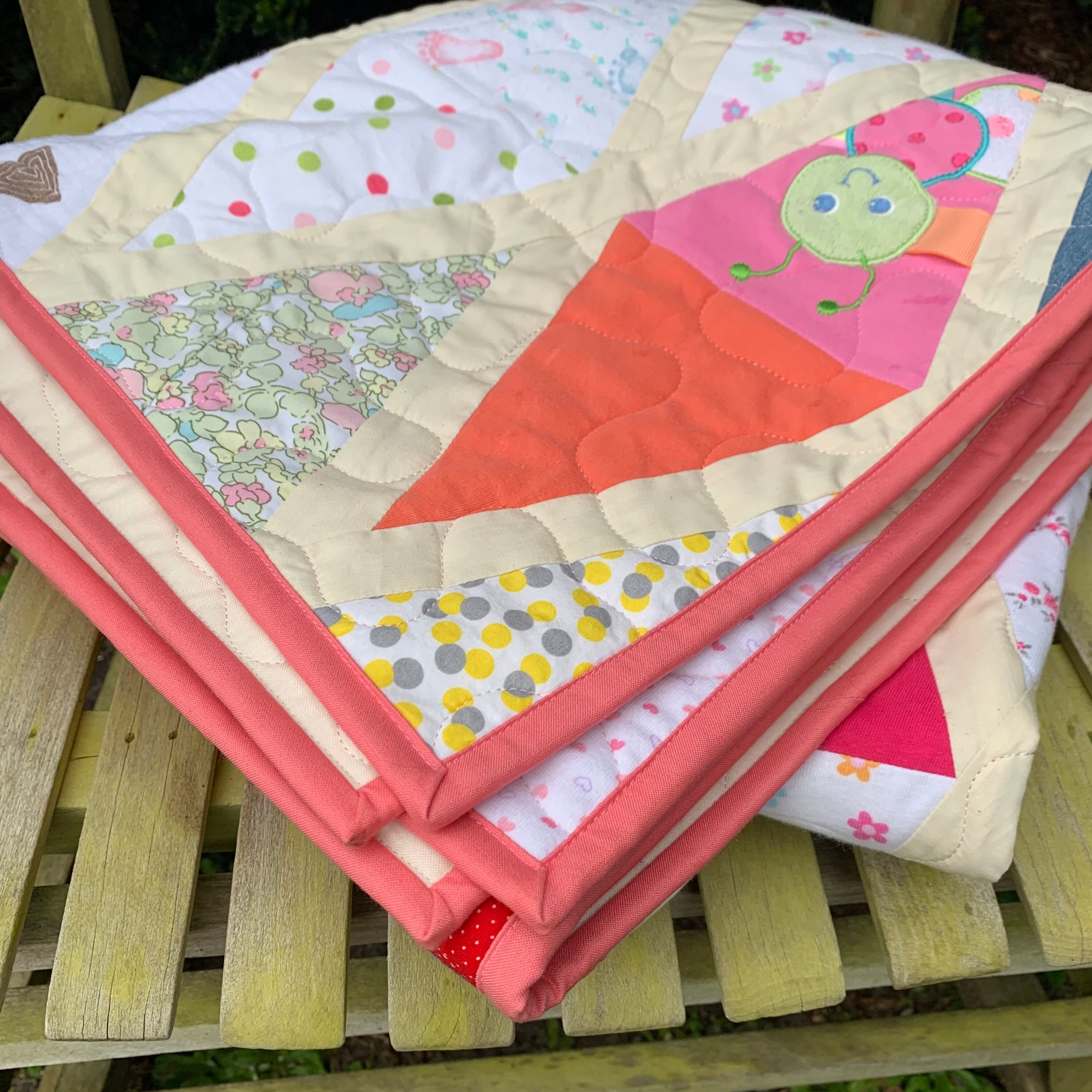 Memory Quilt With Children's Clothes Keepsake Memorial | Etsy