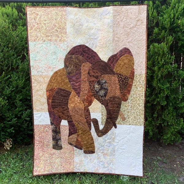 Elephant Quilt - Etsy