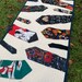 Neck Tie Memory Table Runner Table Runner Quilt Memorial Quilt Made of ...