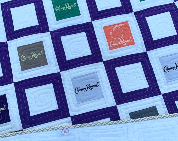 Crown Royal Quilt - Etsy